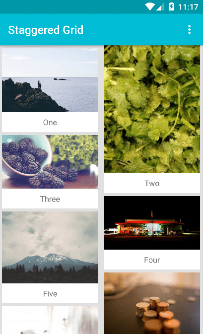 Pinterest Masonry Layout Staggered Grid With RecyclerView